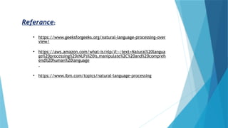 Natural Language Processing(NLP) for beginner | PPTX | Web Development ...