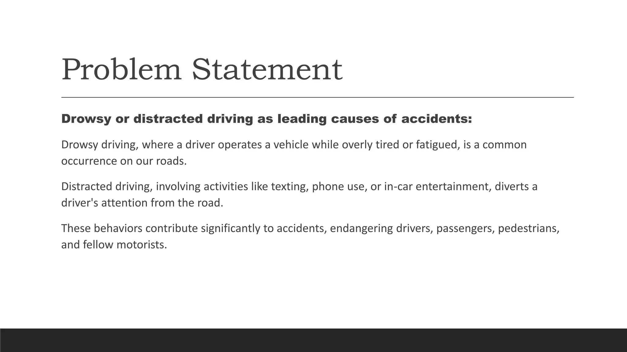 Ai Camera System To Prevent Road Accidents 1 Pptx