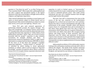 Artificial Intelligence can machine think | PPT