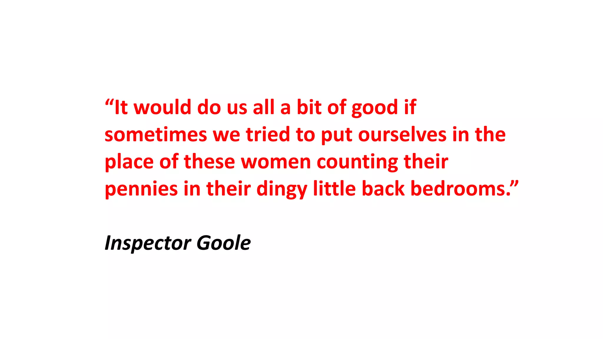 'An Inspector Calls' - Quotation Bank | PPTX