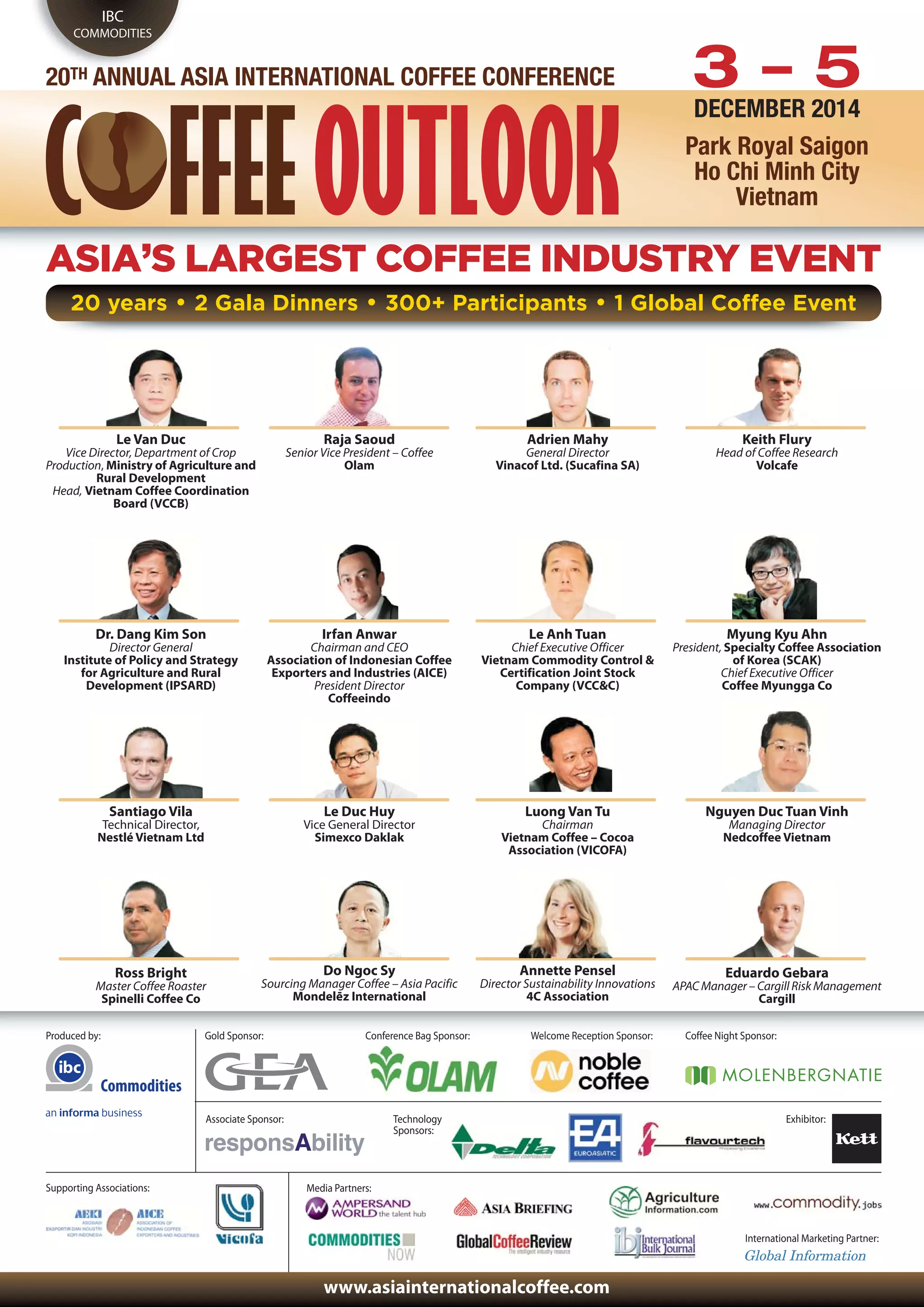 20th Annual Asia International Coffee Conference (AICC) 2014 | PDF