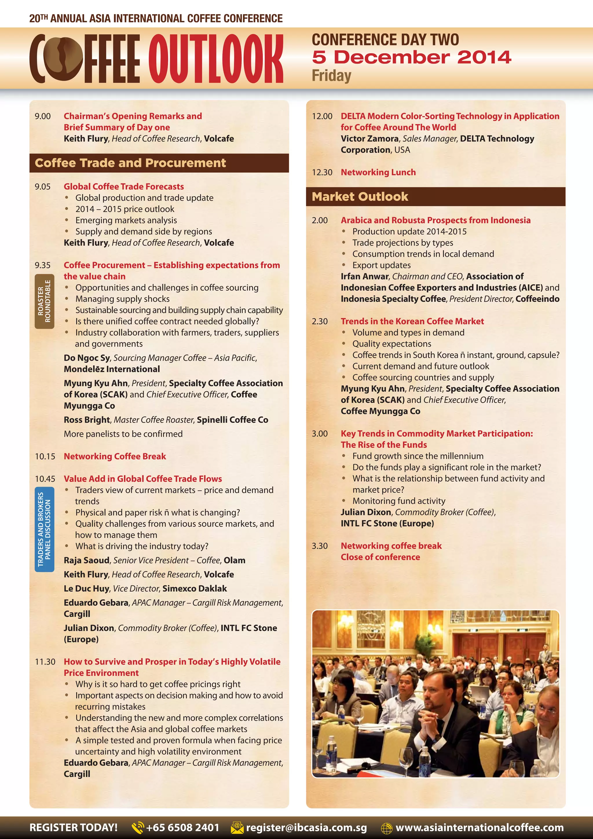 20th Annual Asia International Coffee Conference (AICC) 2014 | PDF