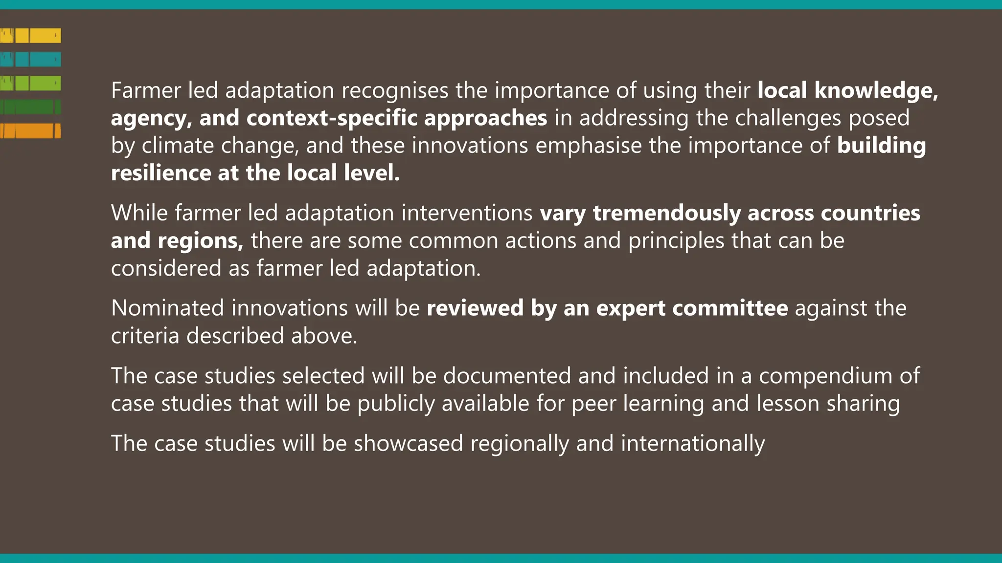 Presentation: Farmer-led climate adaptation - Project launch and ...