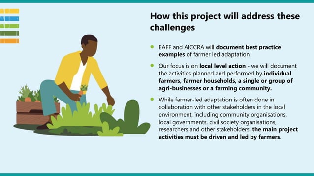 Presentation: Farmer-led climate adaptation - Project launch and ...
