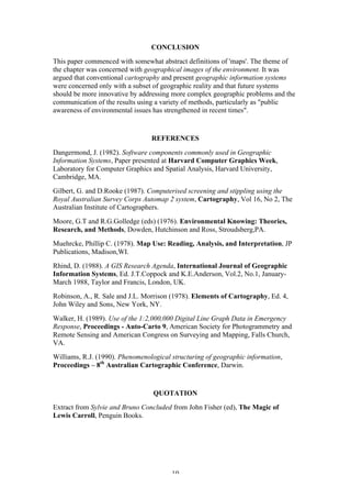 Innovation in Cartographic Communication | PDF