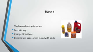 Aicds and bases | PPTX | Chemistry | Science