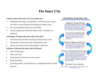 AICE Geography Settlement Dynamics Project | KEY