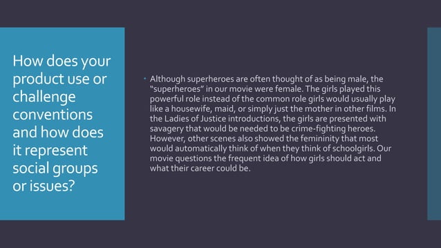 AICE Media Studies Critical Reflection.pptx | Video Production ...