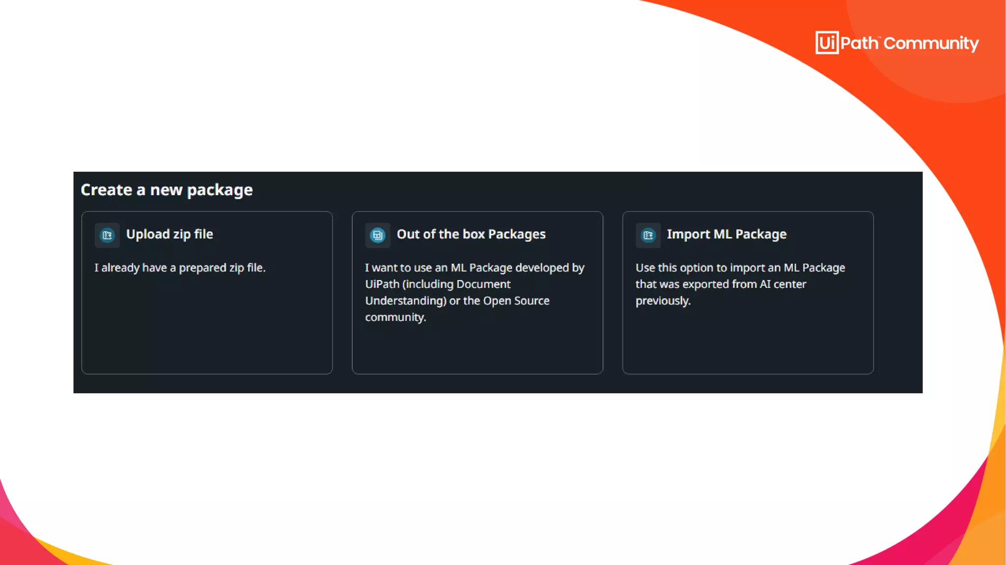 AI Center: Bring your own model overview & Q&A | PDF