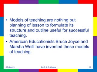 Teaching of Science- Methodologies and Models of Teaching Science. | PPTX