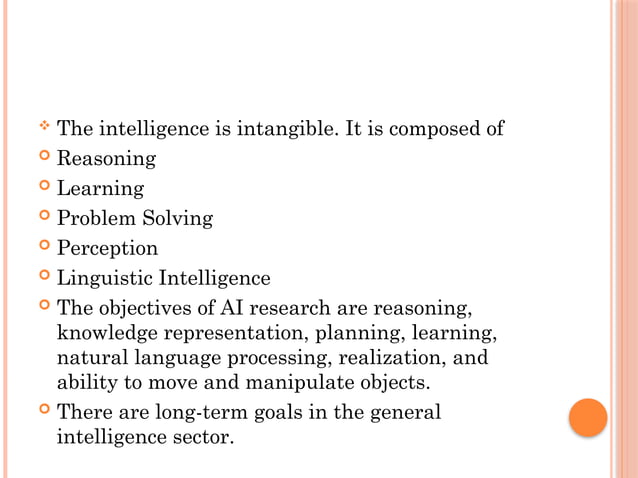 Artificial Intelligence Basics part 1 for UG students | PPT