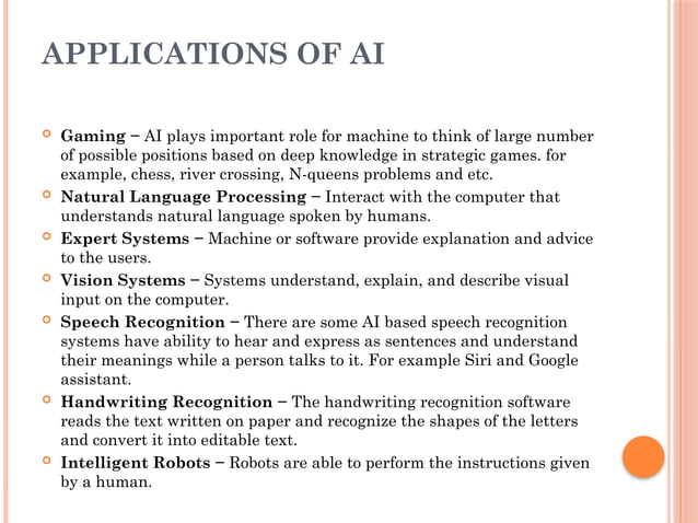 Artificial Intelligence Basics part 1 for UG students | PPT