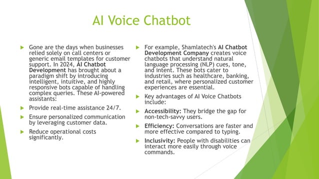 Advanced NLP Chatbot Design and Deployment | PPT