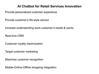 AI Chatbot for Retail Business | PPTX