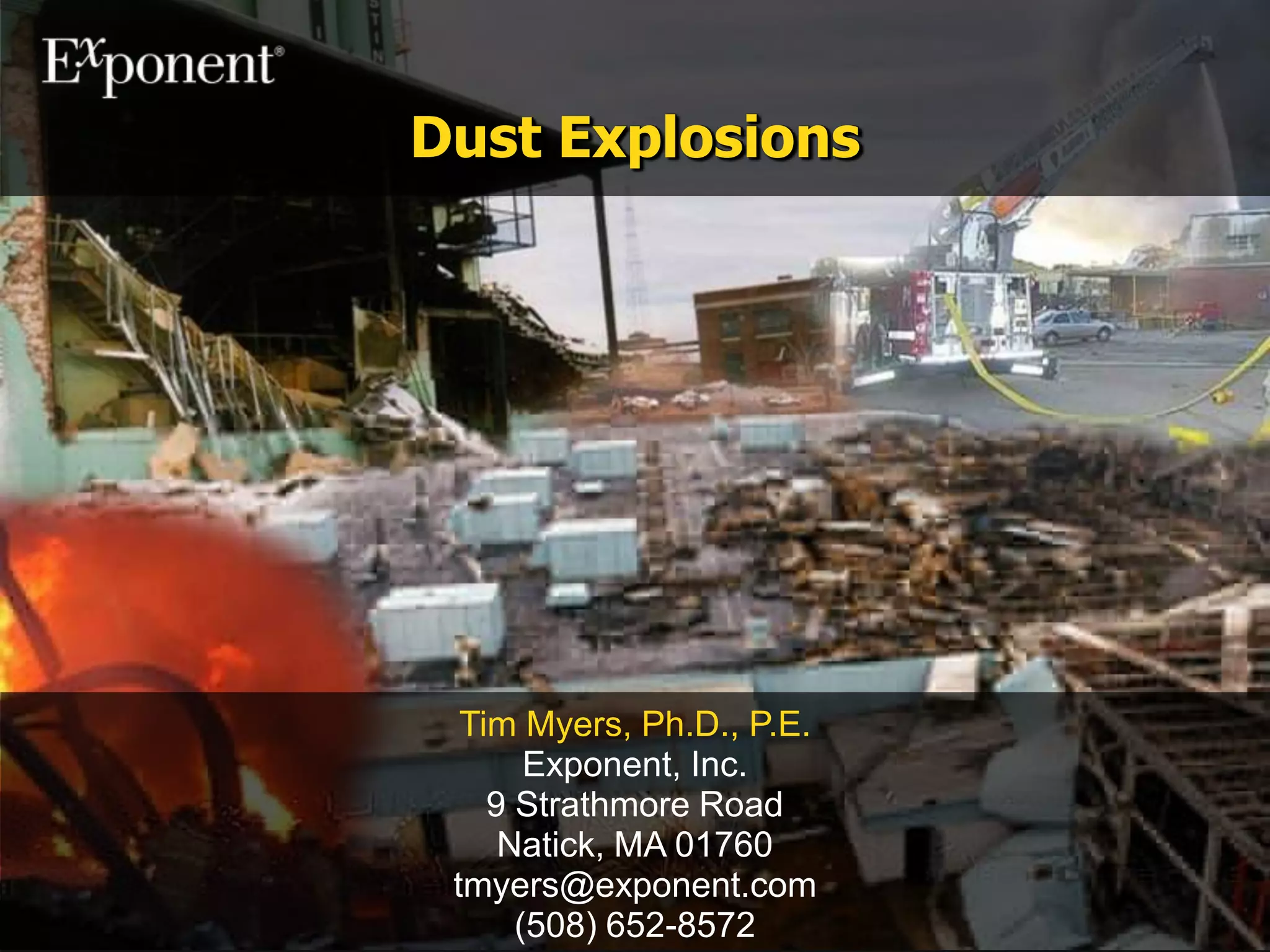 Dust Explosions | PPTX