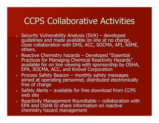 History of Process Safety in AIChE | PDF