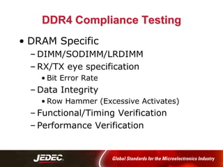 DDR4 Compliance Testing. Its time has come! | PPT