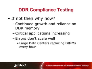 DDR4 Compliance Testing. Its time has come! | PPT