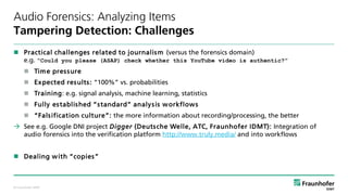 Aichroth audio forensics and automation | PDF | Digital Audio | Computer Software and Applications