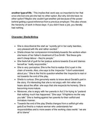 AIC Key Notes and Quotations | DOCX | Drama | Genres