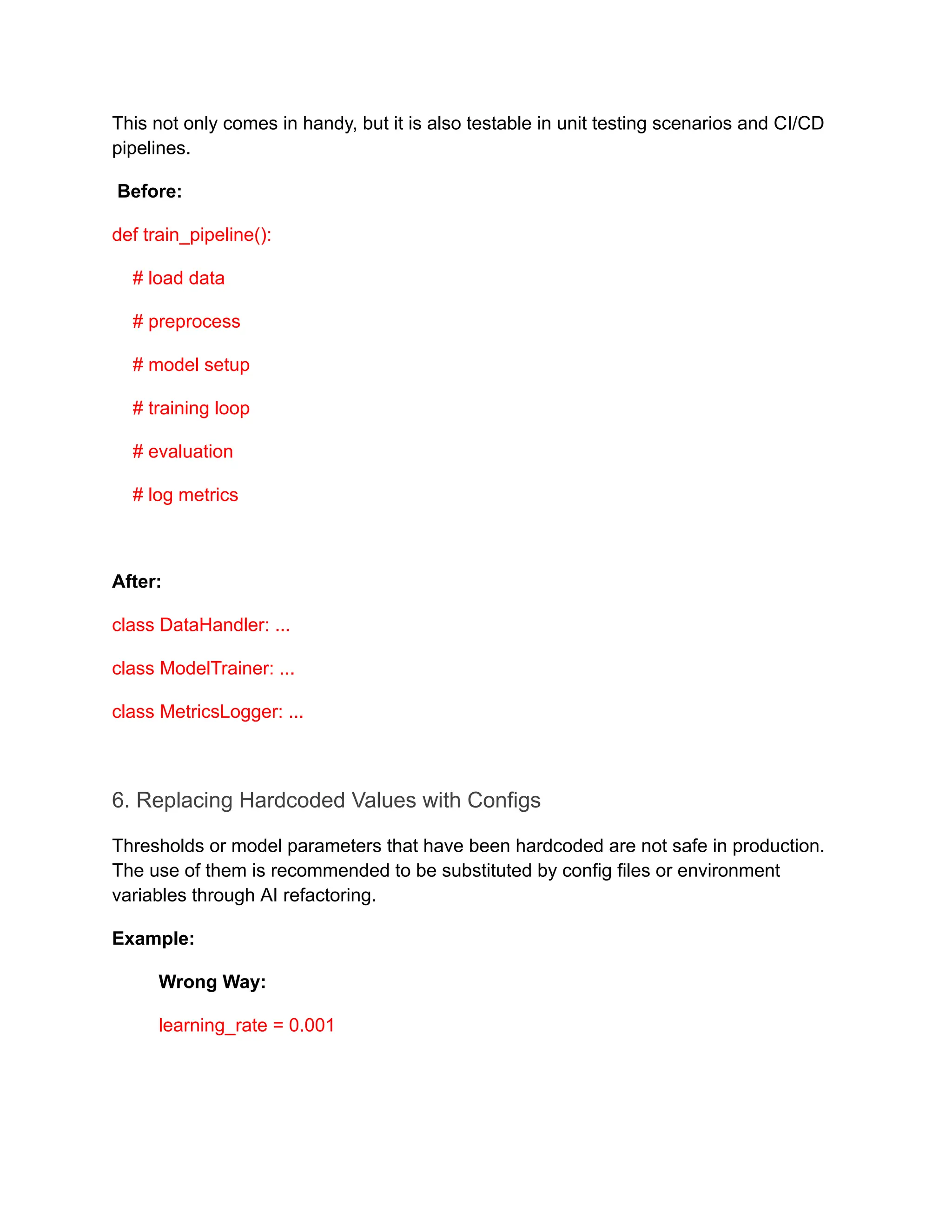 AI Code Refactoring: Principles, Techniques & Benefits Explained | PDF