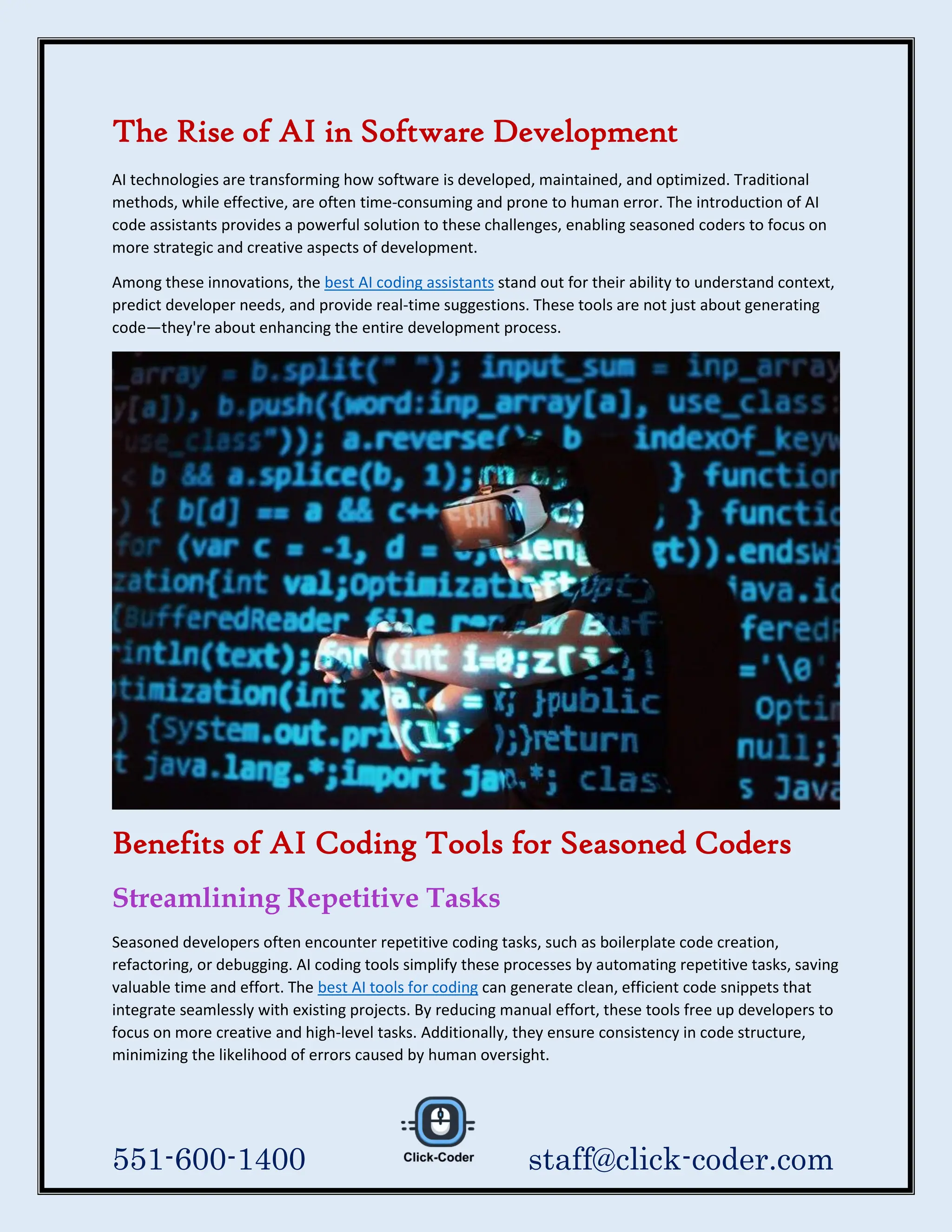 Ai Coding Tools To Streamline Development For Seasoned Coders Pdf