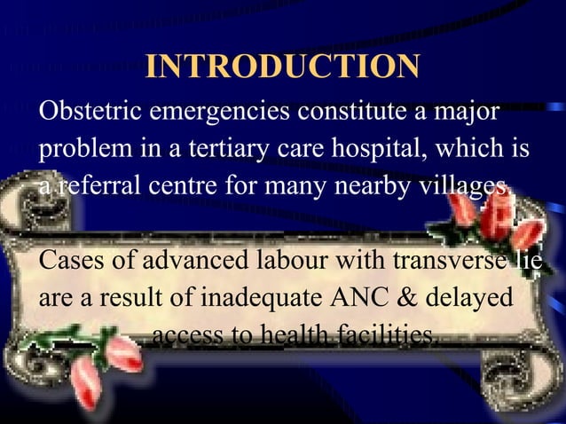 "Internal podalic version- revival of a disappearing art" | PPT