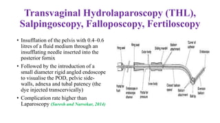 Deciphering Tubal Tales: Comparative Analysis of Tubal Patency Tests | PPTX