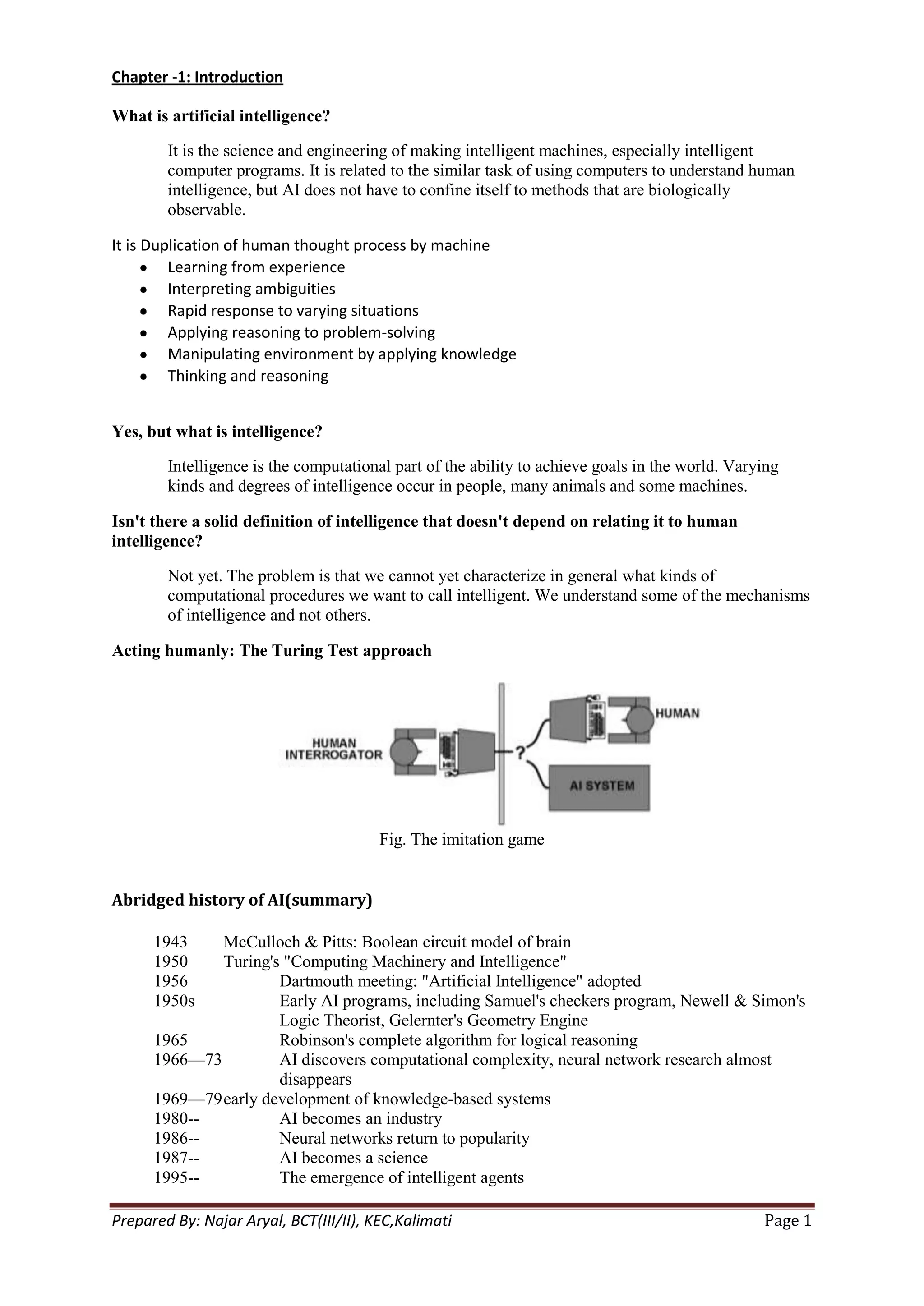 Ai complete note | DOCX