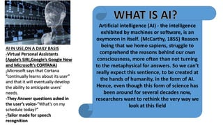 AI CONSCIOUSNESS | PPTX