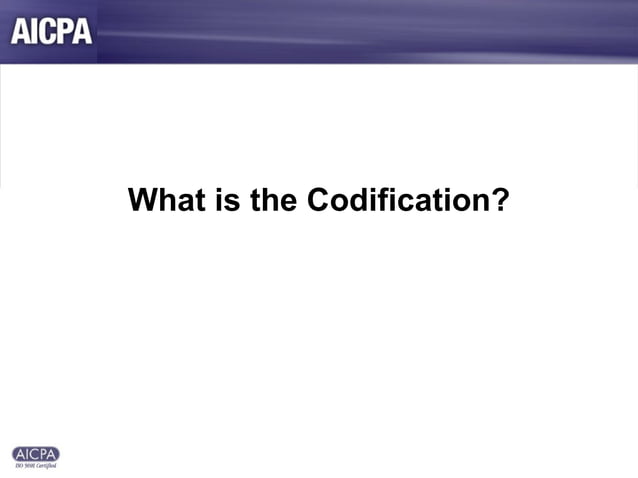 AICPA FASB Accounting Standards Presentation | PPT | Business ...