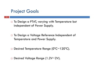 Low Voltage Temperature Sensor Front End | PDF