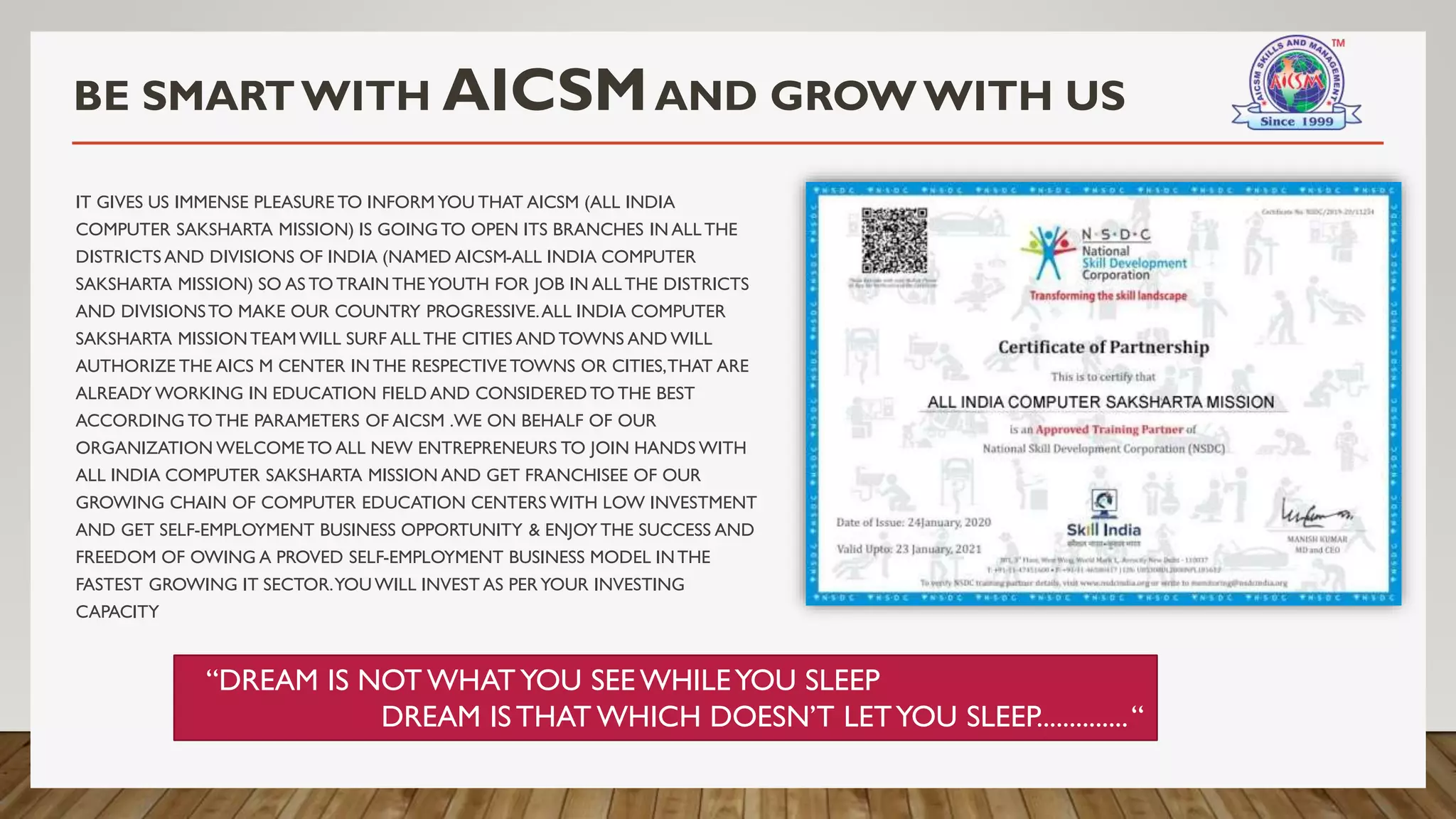 Aicsm Proposal | PDF