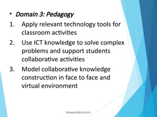 AN ICT COMPETENCY STANDARD POWERPOINT IN | PPTX