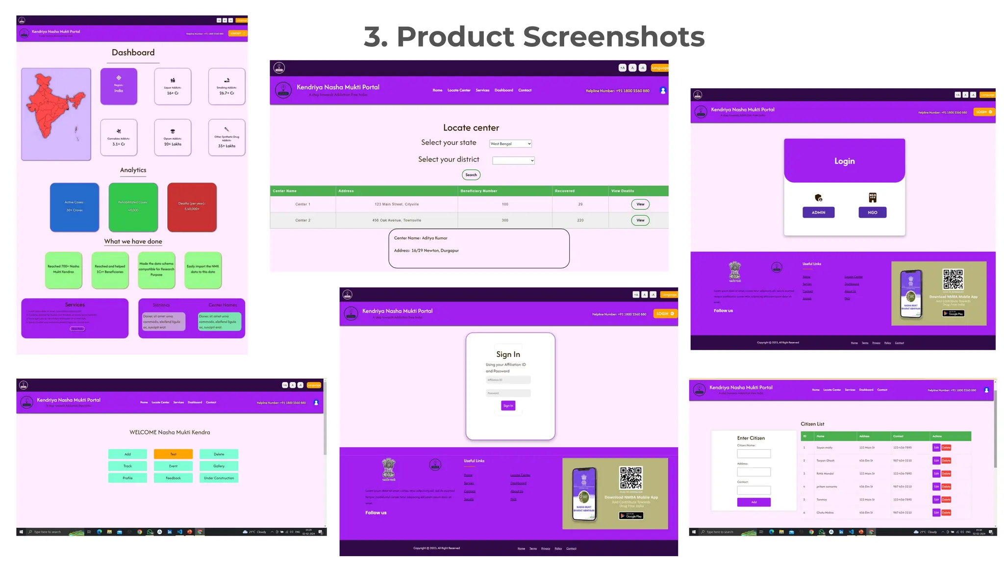 AICTE Pitch Deck for SIH MoE Innovation bootcamp | PDF | Databases | Computer Software and ...