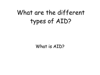 Aid | PPT