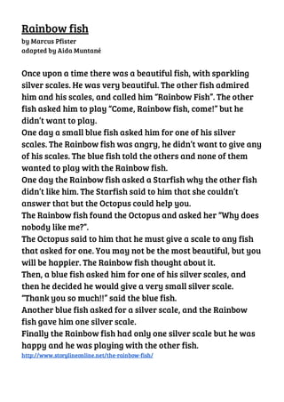 Rainbow fish | PDF
