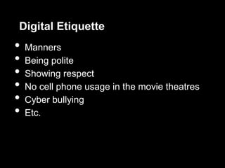 Digital Citezenship 9 Elements | PDF