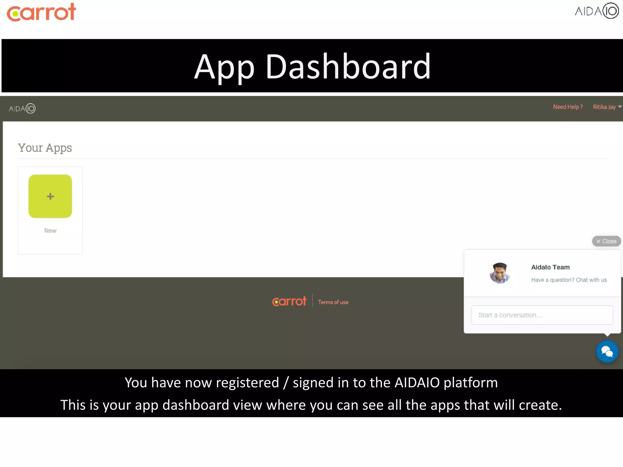 AIDAHelp - Getting Started | PPTX