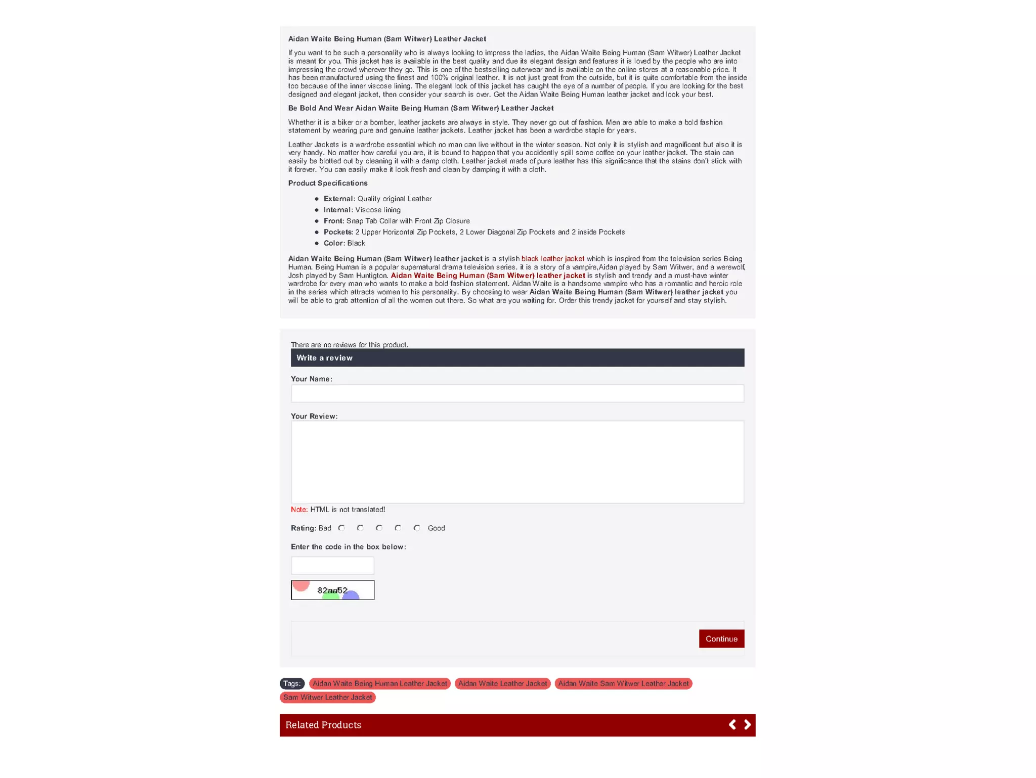 Leather jacket being human | PPT