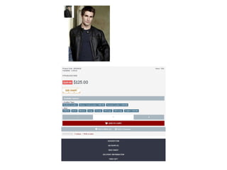 Leather jacket being human | PPT