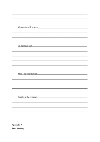 listening activity | PDF