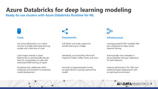 Ai & Data Analytics 2018 - Azure Databricks for data scientist | PPTX