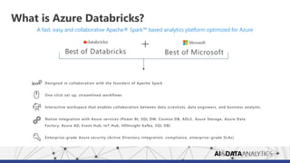 Ai & Data Analytics 2018 - Azure Databricks for data scientist | PPTX
