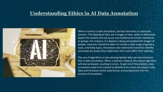 AI Data Annotation: Understanding Significance and Ethical ...