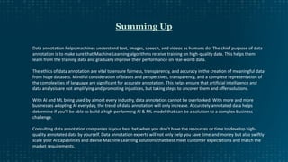 AI Data Annotation: Understanding Significance and Ethical ...