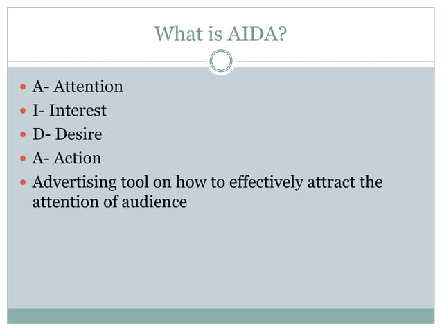 Aida theory | PPT