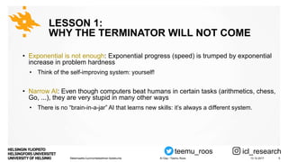 Forget about the Terminator Already: AI Education for All | PPT