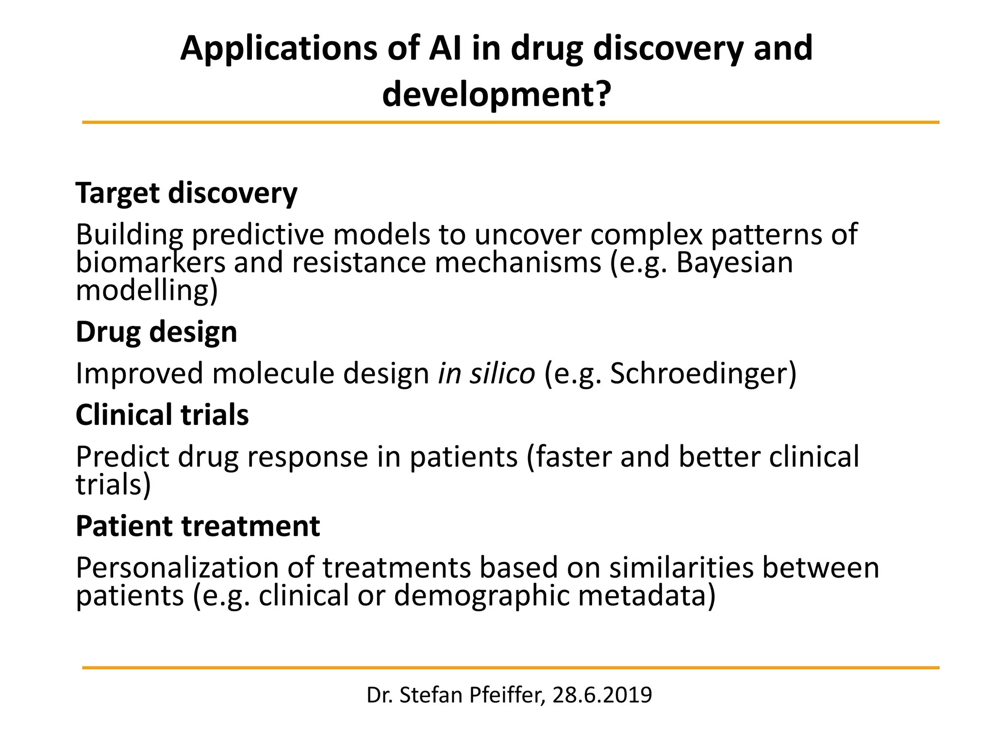 AI_healthcare_Dr_Stefan_Pfeiffer | PPTX