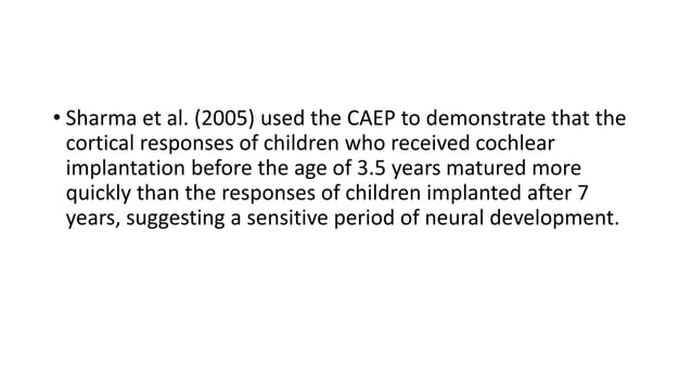 Aided Cortical Auditory Evoked Potential (CAEP) Testing - (1) (1).pptx